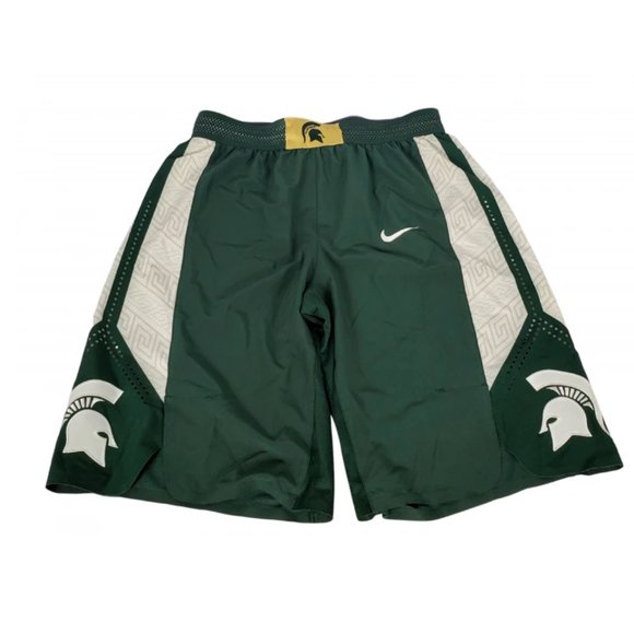 Nike | Shorts | Nike Michigan State Game Worn Basketball Shorts M ...